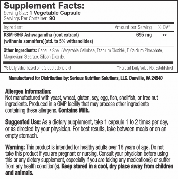 Furosap XT/KSM66 Stack | Serious Nutrition Solutions