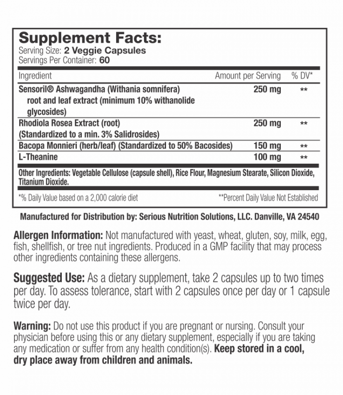 Polygala XT, Sabroxy XT, Huperzine A XT, Stress & Anxiety Support Stack ...