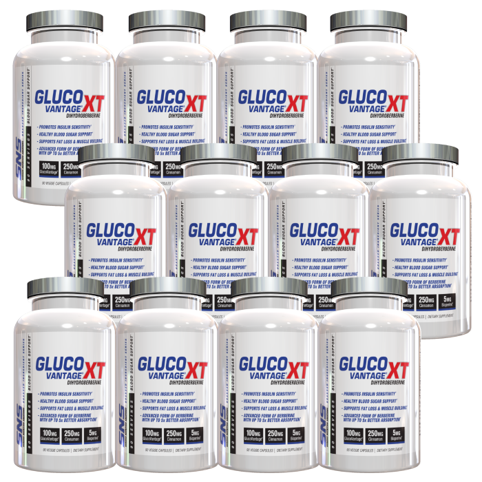 GlucoVantage XT - 12 Bottles | Serious Nutrition Solutions
