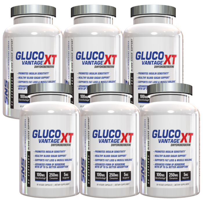 GlucoVantage XT - 6 Bottles | Serious Nutrition Solutions