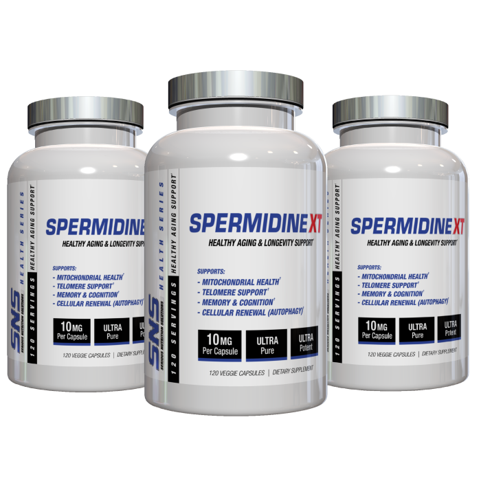 Spermidine XT - 3 Bottles | Serious Nutrition Solutions